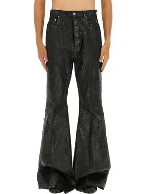 Rick Owens Denim Bolans Pants - Black
