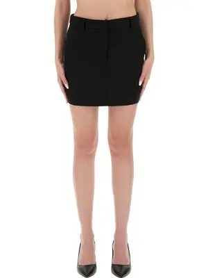 Moschino Mini Tailored Skirt - Black