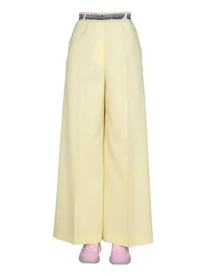 Stella McCartney Wide Leg Trousers - Yellow