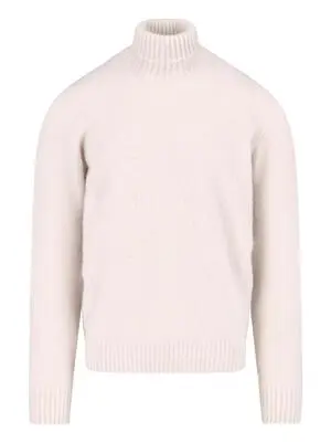 BALLANTYNE Cashmere Sweater Cream
