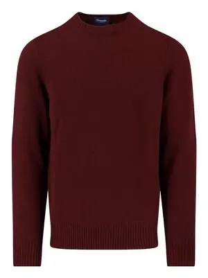 Loro Piana Cashmere Knit Sweater Red