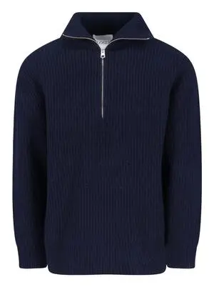 Paul Smith Zip Sweater Blue