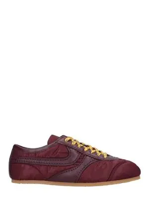 Dries Van Noten Leather Sneakers - Red
