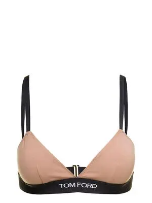 TOM FORD Logo Band Top - Nude