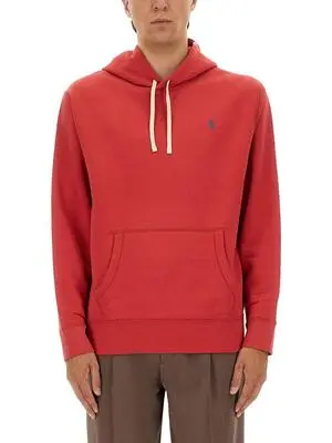 Ralph Lauren Hooded Sweatshirt - Red