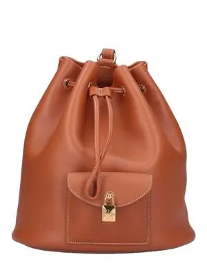 Loro Piana Extra Drawstring Backpack - Brown