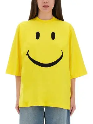 Moschino Smile T-shirt - Yellow