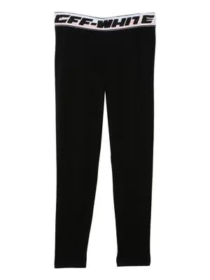 Off-White Logo Band Leggings - Black