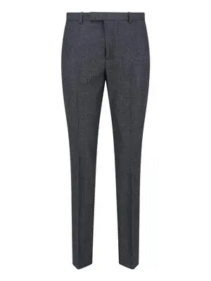 MAISON MARGIELA Wool Trousers - Gray