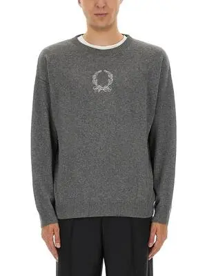 Moschino Wool And Cashmere Pullover - Grey