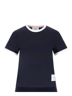 Thom Browne Rwb-stripe T-shirt - Blue