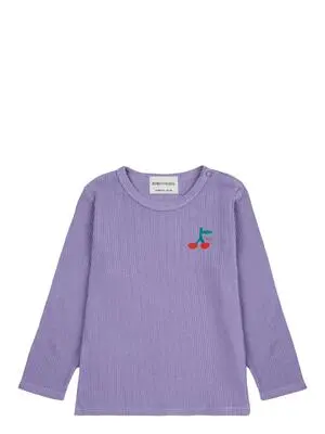 BOBO CHOSES Baby Cherry Long Sleeve T-shirt - Purple