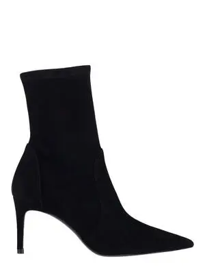 STUART WEITZMAN Power Ankle Boots - Black