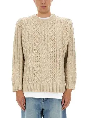 Moschino Pullover With T-shirt - Ivory