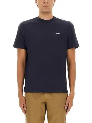 AUTRY T-shirt With Logo - Blue