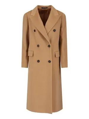 TAGLIATORE Jole Cashmere Midi Coat