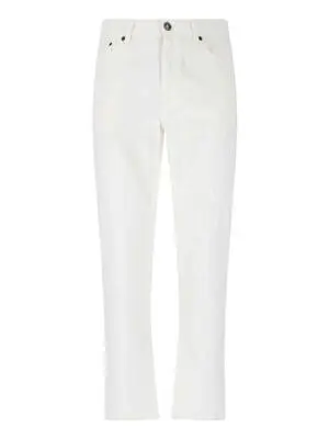 Balmain Straight Leg Jeans - White