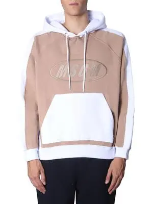 MSGM Hooded Sweatshirt - White