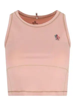 COURREGES Logo Tank Top - Pink