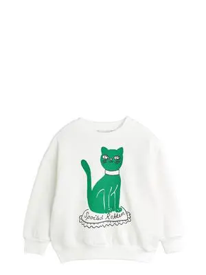 MINI RODINI Cat Sp Sweatshirt Chapter 1 - White