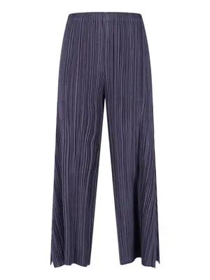 VIVIENNE WESTWOOD Pleated Wide-leg Pants - Gray