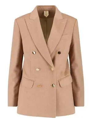 Max Mara Double-breasted Blazer - Beige