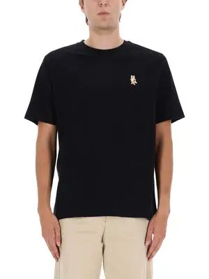 Maison Kitsuné Standing Fox Comfort" T-shirt - Black