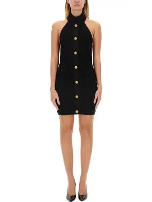Balmain Mini Dress - Black