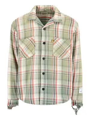 Miu Miu Checked Shirt - Green