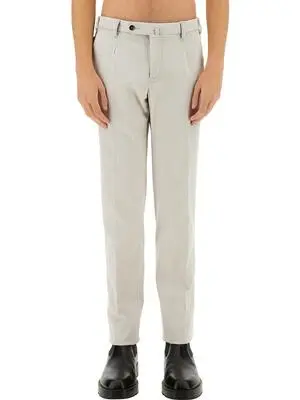 PT TORINO Cotton Pants - Ivory