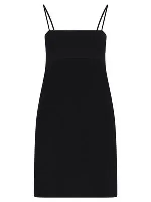 Alexander Wang Logo Mini Dress Black