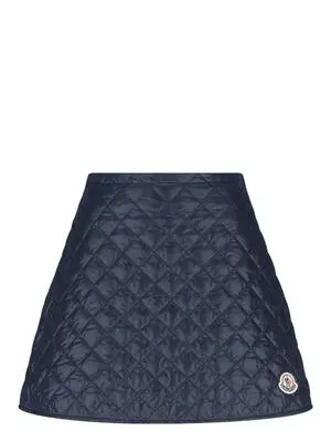 COURREGES Logo Mini Skirt Blue