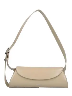 JIL SANDER Small 'Cannolo' Shoulder Bag Cream