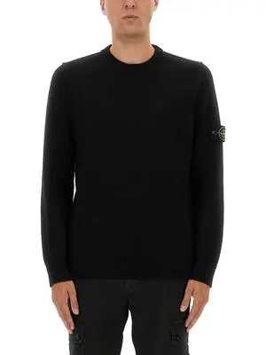 Stone Island Wool Jersey - Black