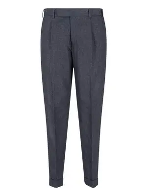 BERNER KUHL Virgin Wool Straight Leg Trousers