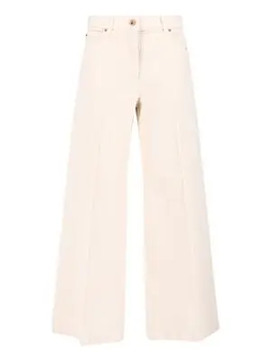 SUNFLOWER Wide Leg Denim Jeans Cream