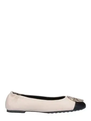 Tory Burch Claire Ballet Flats - Cream
