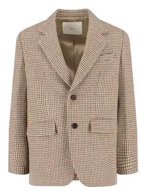 Boglioli Single-breasted Wool-blend Blazer - Beige
