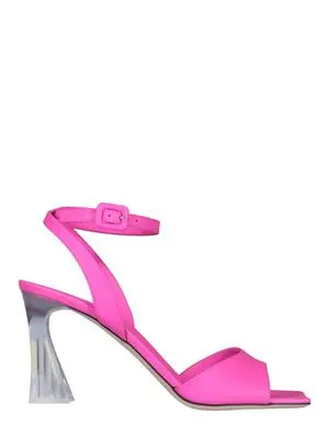GIUSEPPE ZANOTTI Plexi Heel Sandals - Fuchsia