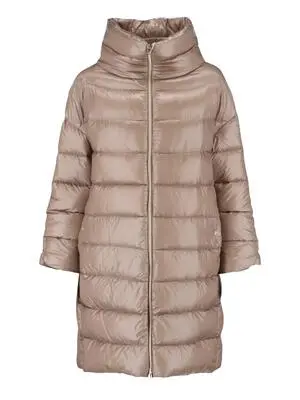 Herno Zip Down Padded Jacket - Beige