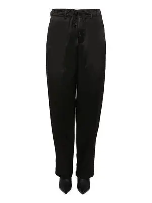 Proenza Schouler White Label Slouch Fit Pants - Black