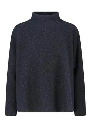 Gucci Turtleneck Zip-up Sweater - Gray