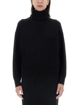 Brunello Cucinelli Turtleneck Top - Black