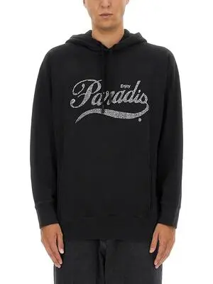 3.PARADIS Hoodie - Black