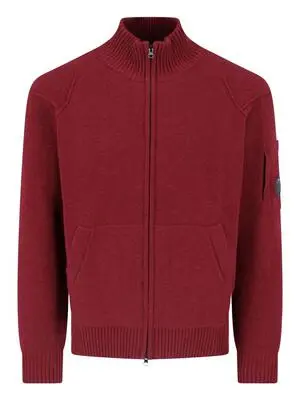 MAISON MARGIELA Zip Cardigan - Red