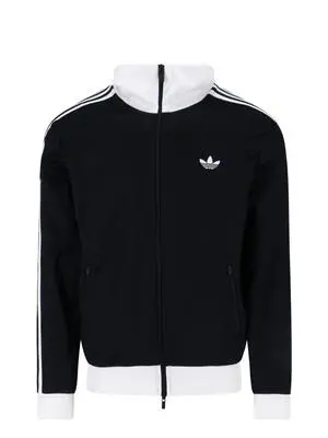 Adidas Beckenbauer Zip Sweatshirt - Black