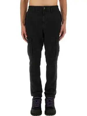 Stone Island Cargo Pants - Black