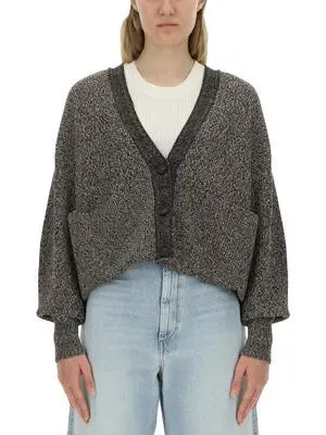 Sportmax Pool" Maxi Cardigan - Grey