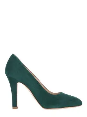Manolo Blahnik Suede Pumps - Green