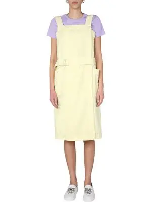 Kenzo Denim Midi Dress - Yellow
